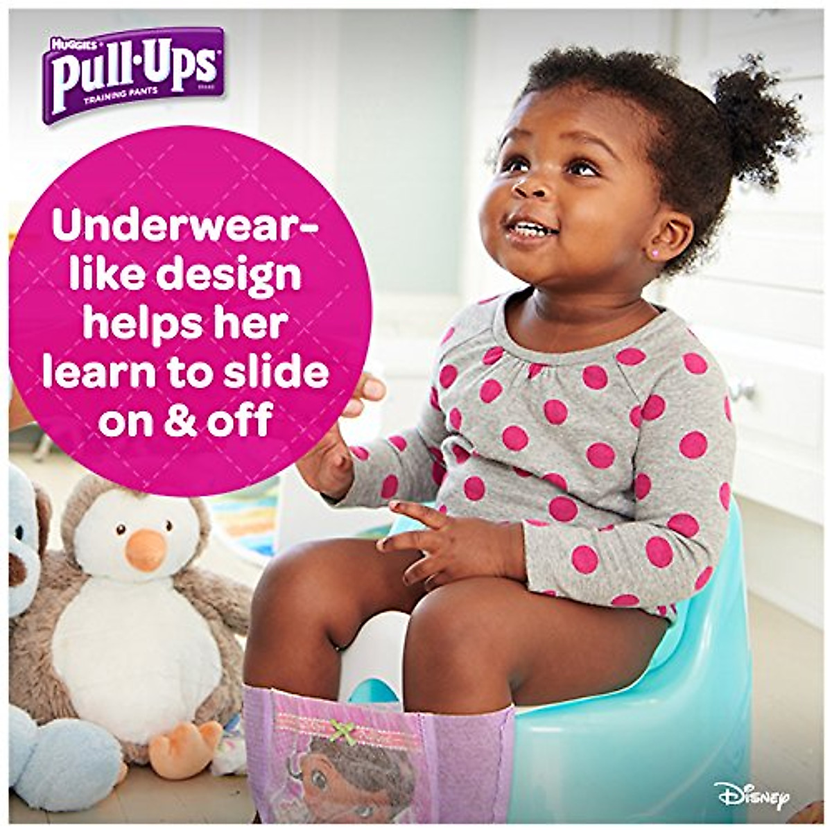 Pull-Ups Learning Designs Training Pants for Girls, 2T-3T, 25 ct