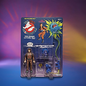 Ghostbusters Kenner Classics Peter Venkman and Grabber Ghost Retro Action Figure Toy with Accessories Great Gift for Collectors and Fans