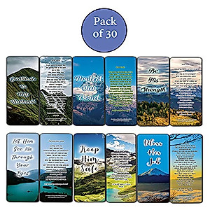 A Prayer for My Husband Bookmarks (30-Pack) - Handy Prayer for Husbands