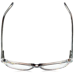 Sofia Vergara x Foster Grant Women's Linda Reading Glasses Square, Crystal Berry Floral, 52 mm + 1.5