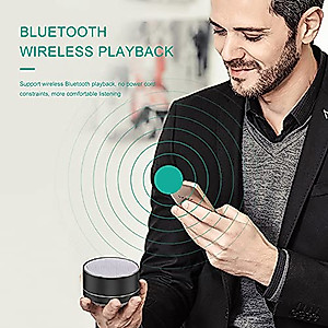 This Is Your Time Wireless Bluetooth Audio Small Steel Cannon Subwoofer Mini Portable Gift Card Bluetooth Speaker,gold