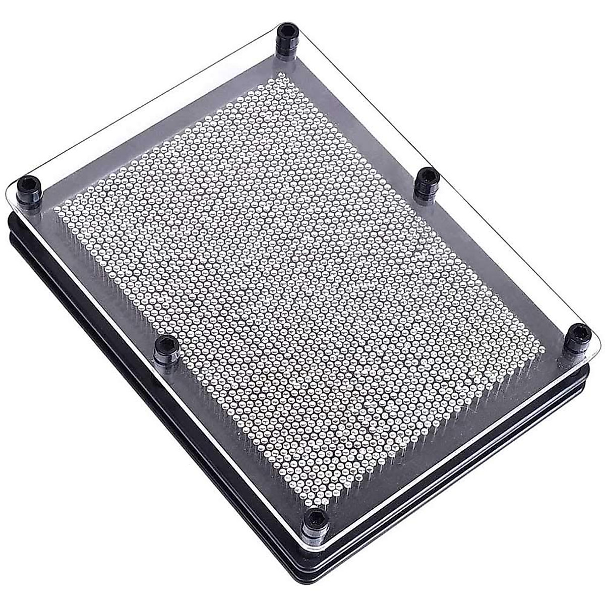 AIXICWXI 3D Metal Pin Art Toy 3D Art Sculpture Metal Pin Hand Face Model Office Decoration Desk Toy Challenge Senses Sculpture Pins Craft Toys for Kids and Adult