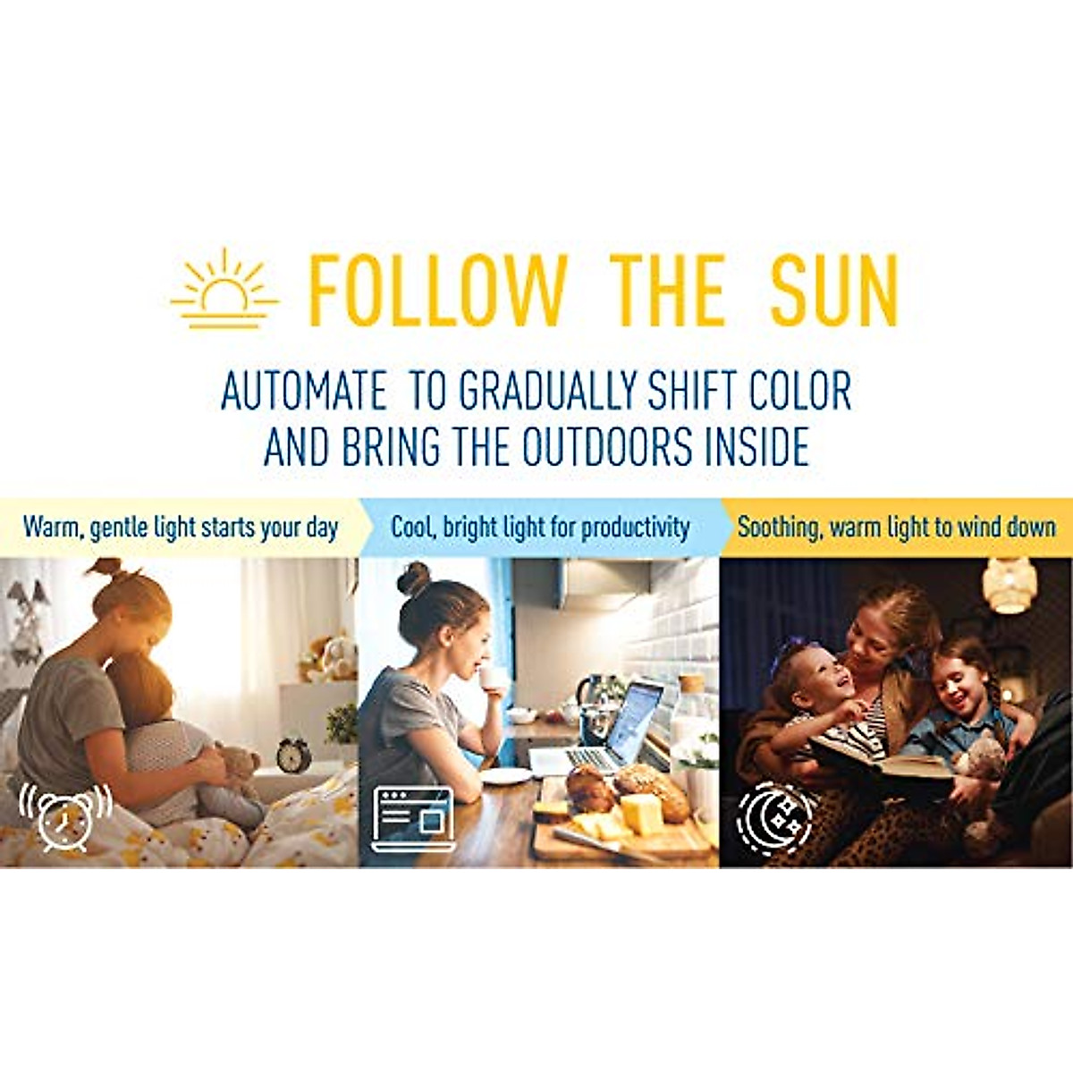 Cree Lighting Connected Max Smart Led Bulb A19 60W Tunable White + Color Changing, 2.4 Ghz, Works With Alexa And Google Home, No Hub Required, Bluetooth + Wifi, 1Pk