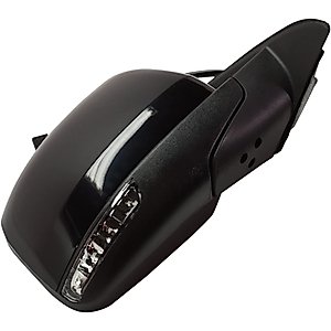 Kool Vue Driver & Passenger Side Power Heated Mirrors for Jeep Grand Cherokee 2014-2021 Power Fold With Signal Light; Without Blind Spot, Memory & Puddle Lamp Paintable