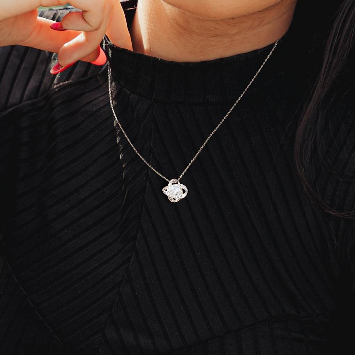 Labygift To My Daughter - The Storm - Viking Dad To Daughter Gift - Love Knot Standard Box