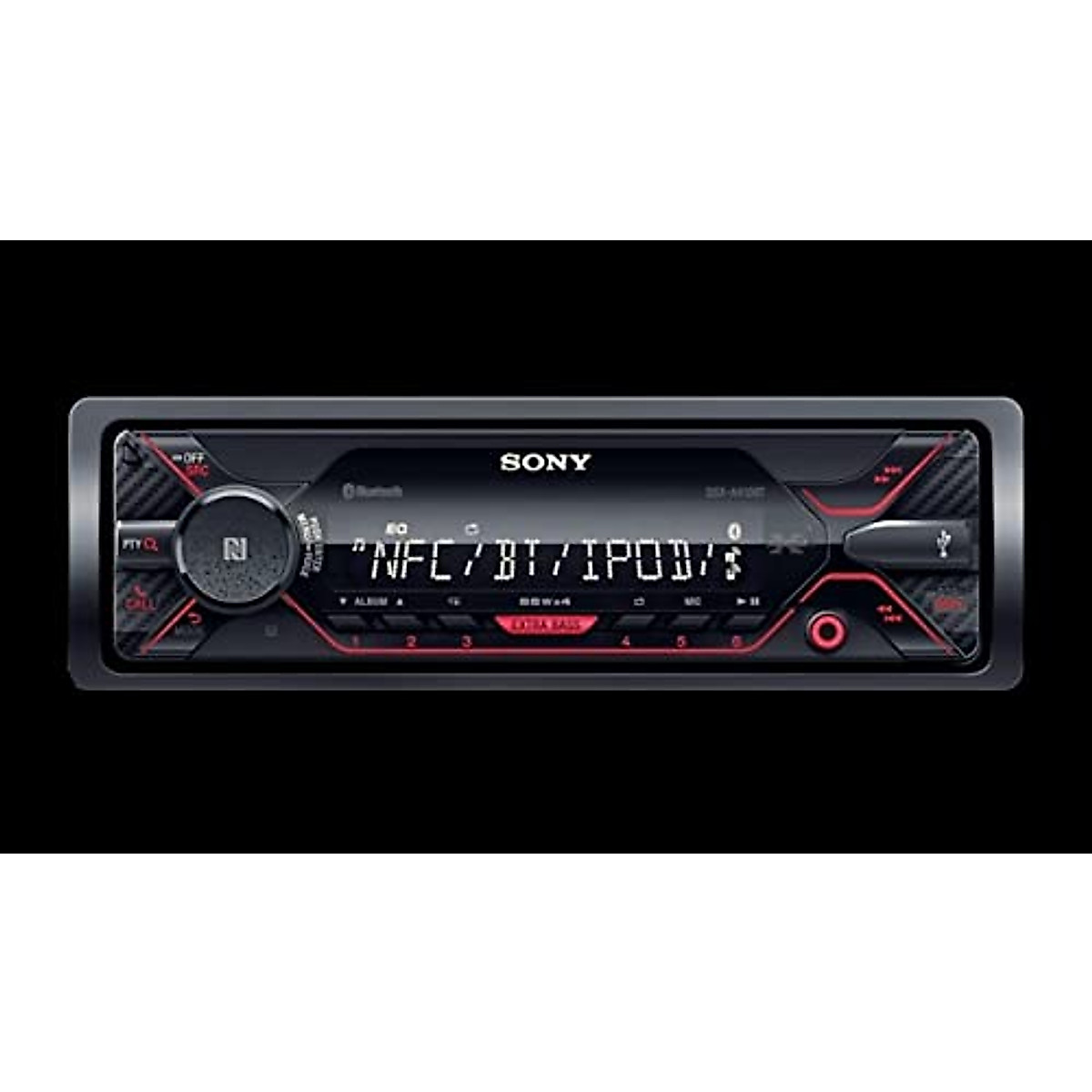 Sony DSX-A410BT Single Din Bluetooth Front USB AUX Car Stereo Digital Media Receiver (No CD Player)