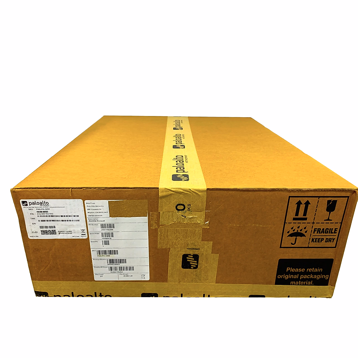 PaloAlto PA-3250 2U 12 Port 10G SSD 240 GB Security Appliance (PAN-PA-3250)