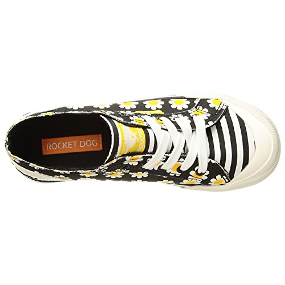 Rocket Dog womens Jazzin Sneaker, Daisy Black, 9 US
