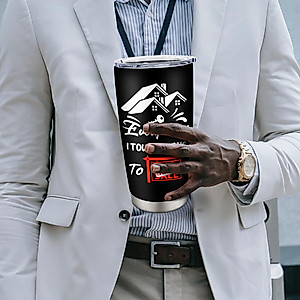 Coolertaste Realtor Gifts, Closing Gifts For Realtor, Gifts For A Real Estate Agent Tumbler 20oz, Realtors Gifts For Women Men, Funny Real Estate Gifts For Realtor, Salesman Birthday Gift Ideas