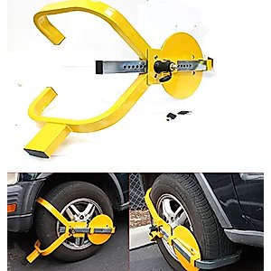 9TRADING Wheel Lock Clamp Boot Tire Claw Trailer Auto Car Truck Anti-Theft Towing Boot