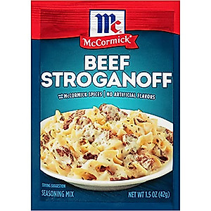 McCormick Beef Stroganoff Seasoning Mix, 1.5 oz (Pack of 12)