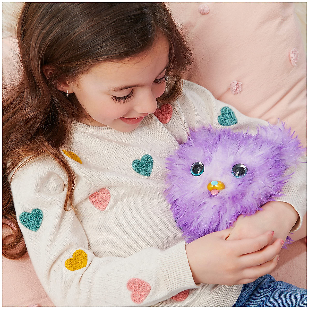 What the Fluff, Pupper-Fluff, Surprise Reveal Interactive Toy Pet With Over 100 Sounds And Reactions, Kids Toys For Girls Ages 5 And up