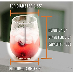 Monogram Etched 17oz Stemless Wine Glass (Letter J) A-Z Personalized gifts for Women, Custom wine glasses, Monogrammed Birthday gift for Her Initial