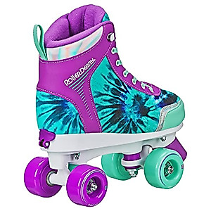 Roller Derby Quad Star Adjustable Girl's Roller Skates for Beginners Medium (3-6)