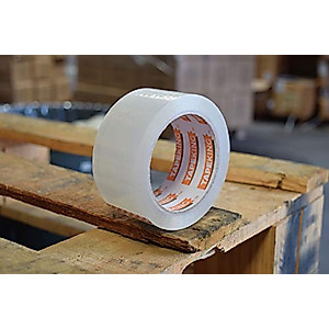 Tape King Quiet Packing Tape - Pack of 6, Clear, Heavy-Duty, Packaging, Boxing and Shipping Tape for Moving and Storage