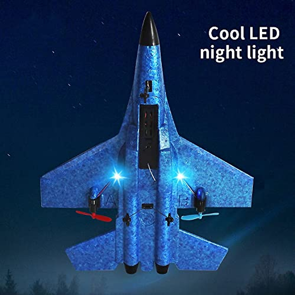 Aquard Duck RC Airplane - Multi-Directional Remote Control Plane with Smart Gyroscope, Anti-Collision Silicone Nose RC Plane, Long Battery RC Glider for Kids and Adults (Yellow)