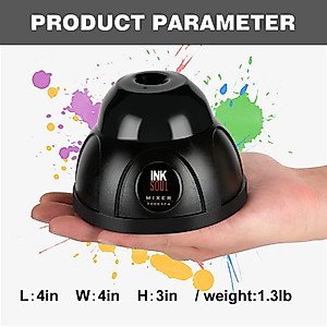 Mini Vortex Mixer 7000rpm Lab Mixer, Paint Mixer for Ink, Air Brush Paint Mixer, Lab Vortex Shakers for Gel and Eyelash Adhesives, Lab Paint Mixer, Nail Polish Shaker, Built-in Rechargeable Battery