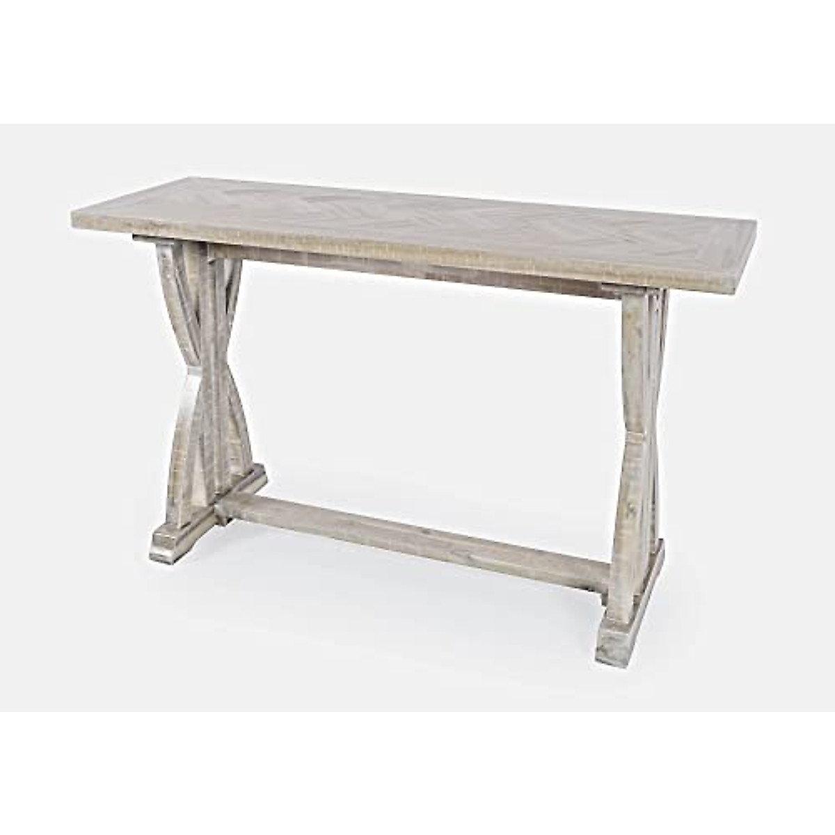 Jofran Inc. Fairview Rustic Trestle Sofa Console Table