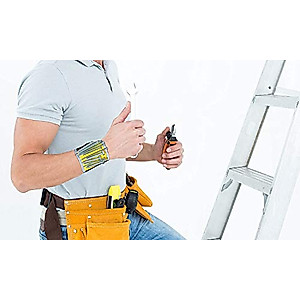 Magnelex Magnetic Wristband - Stocking Stuffers for Men – One Size Fits All Wrist Magnet Tool Holder. Christmas Gift for Dad, Husband, Son. Unique Gift and Stocking Stuffer Idea