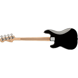 Squier by Fender Precision Bass Guitar Kit, Affinity Series, Laurel Fingerboard, Black, Poplar Body, Maple Neck, with Guitar Bag and Rumble 15 Amp Bass Amp, Cable, Guitar Strap and More