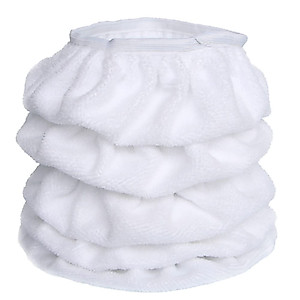 24 Packs Polishing Bonnet Pads - Including 12 Packs Microfiber Car Polishing Bonnet 4 Packs Waxing Bonnet 6 Packs Non-Woven Buffing pad and 2 Packs Cotton Bonnet for Car Polisher