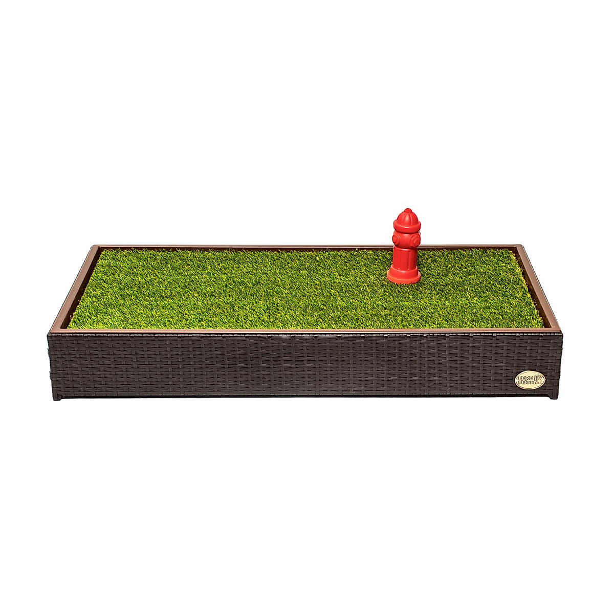 Porch Potty Standard, Self-Draining Dog Potty with Premium Artificial Dog Grass Pads for Potty Training, Indoor/Outdoor Use, Perfect for Apartments, Balconies, & Patios