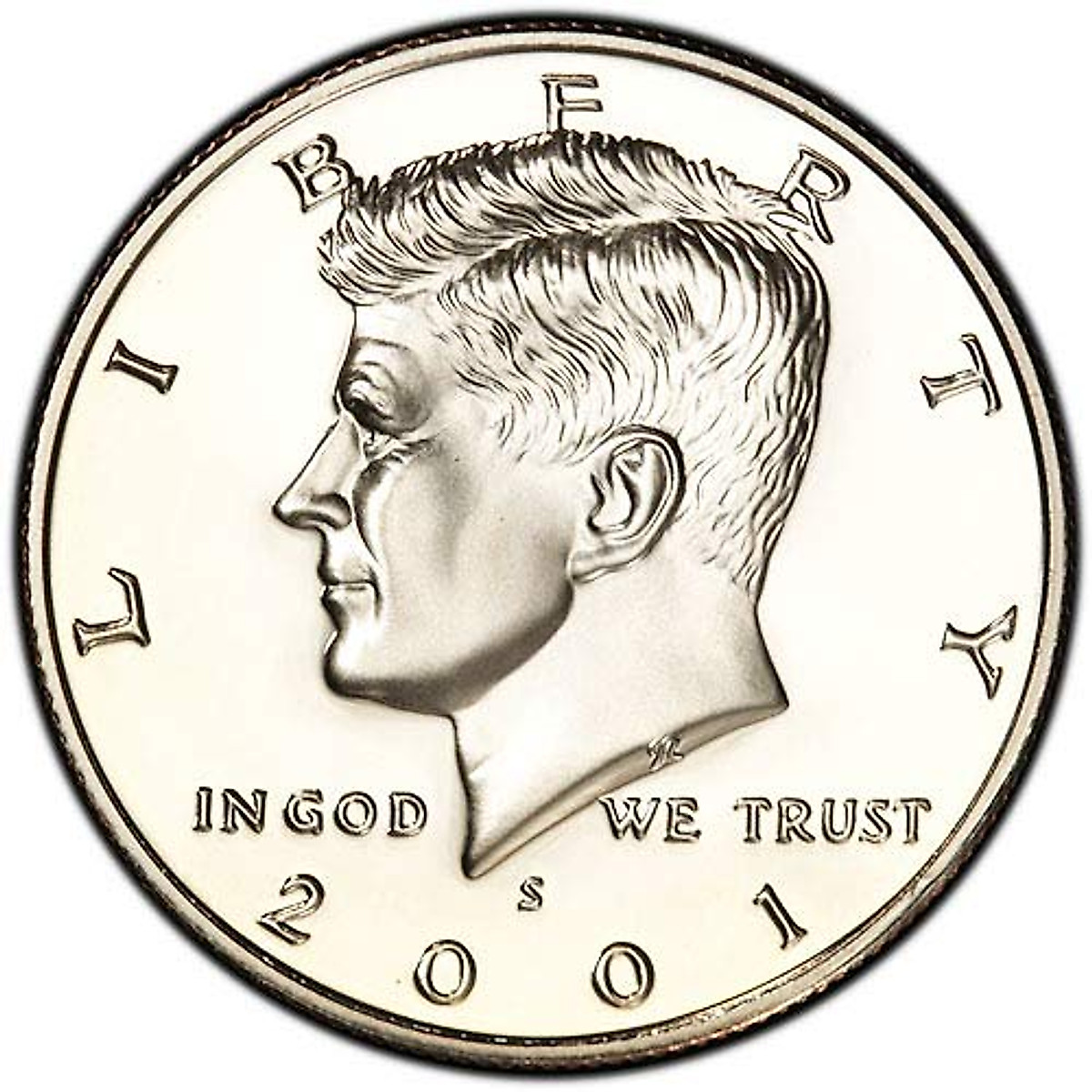 2001 S Clad Proof Kennedy Half Dollar Choice Uncirculated US Mint