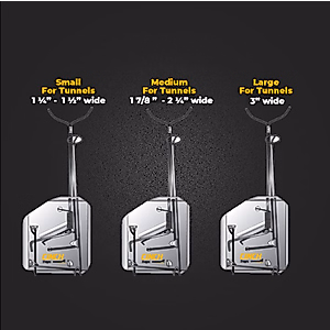 Cinch Deluxe Mole Trap Kit- Small (2 Packs) Heavy Duty, Reusable Rodent Trapping System, Weather Resistant, Outdoor Use - for Lawns, Gardens, Sports Fields, Ranches, Farm Lands, Yards and More