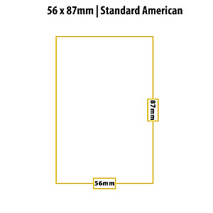 Ultra Pro 56mm X 87mm Standard American Board Game Sleeves 50ct