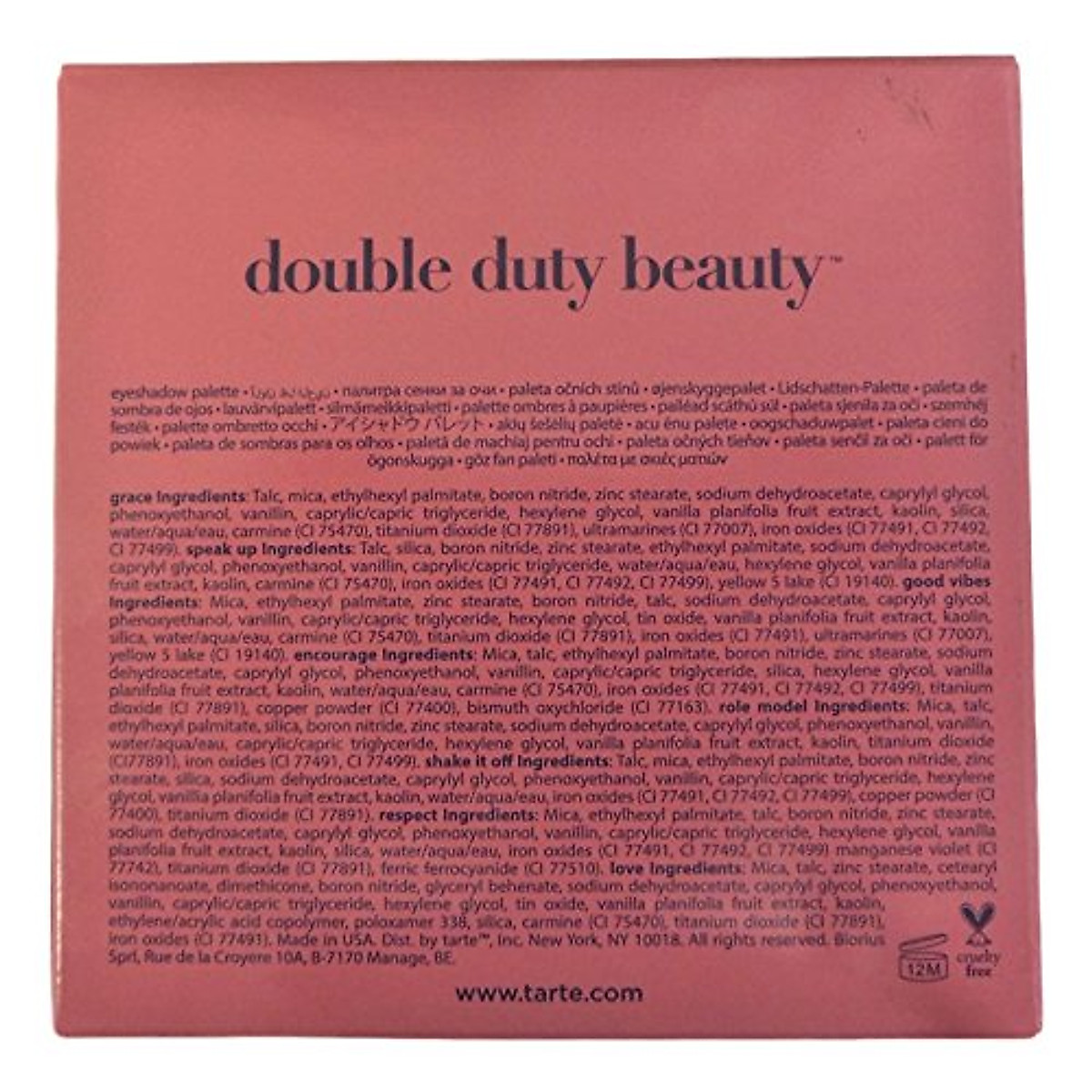 Tarte Cosmetics Leave Your Mark Limited Edition Eyeshadow Palette