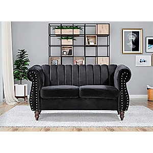 US Pride Furniture S5644-LV Sofas, Black