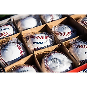 Rawlings | RAISED SEAM Practice Baseballs | R100-P | High School/Youth | 12 Count