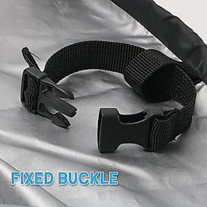 HOXHA Firewood Rack Cover Outdoor Log Rack Waterproof Cover Oxford Fireplace Wood Rack Covers Weather Resistant Outside, 8FT