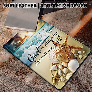 RYUITHDJP for Microsoft Surface Pro 4 5 6 7 Case 12.3 Inch with Beach Quote Design for Microsoft Surface Pro 7 Tablet Case Auto Wake Sleep Leather Cover + Pen Loop Holder