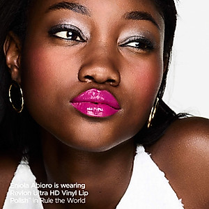 Revlon Ultra HD Vinyl Lip Polish, Liquid Lipstick, Date Night, Light Brown Gloss