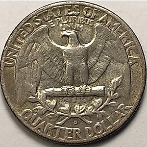 1954 D Washington Silver Quarter Seller Fine