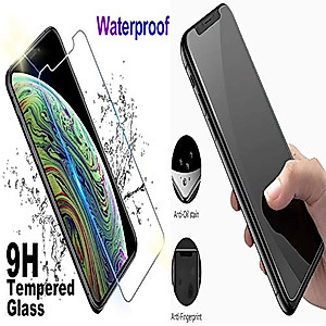 Phone Case for Google Pixel 6a (6.20") with [1 X Tempered Glass Screen Protector], HHUAN Clear Soft Silicone Bumper Cover, for Google Pixel 6a TPU Shockproof Shell - Cat and Tiger