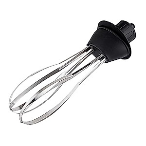 Restaurantware Hi Tek Stainless Steel Whisk - Fits Variable Speed Immersion Blender - 10" - 1 count box,Silver