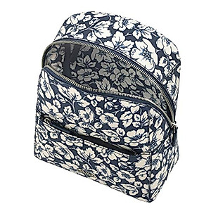 Cath Kidston Smart Zipped Backpack Didworth Flowers Navy