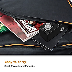 Rowin Booster Pedal with Rich Distortion Sound True Bypass LEF-318