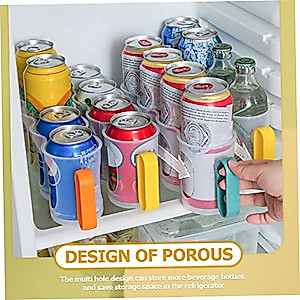 UPKOCH 3pcs Cans Organizer Food Storage Box Food Dispenser Beer Refrigerator Stackable Soda Can Holder Refrigerator Drink Rack Pantry Can Organizer Fridge Can Holder Soda Rack Soda Holder