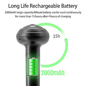 Snnozy Wireless 1D Barcode Scanner 2.4G + USB Wired Connection CCD Scanning Head for Paper and Screen Codes Compatible with Windows Android Linux Mac System for Supermarket Retail Library Logistics