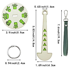 Portable Wrist Yarn, Tangling and Misalignment Yarn Holder for Knitting, Holder Yarn Knitting Supplies Gift for The Craft Lovers(Green)