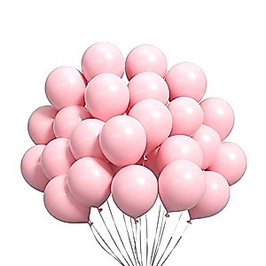 Pastel Pink Balloons 5 Inch 50 Pcs Baby Pink Balloon for Birthday Wedding Engagement Baby Shower Easter Pink Party Decorations