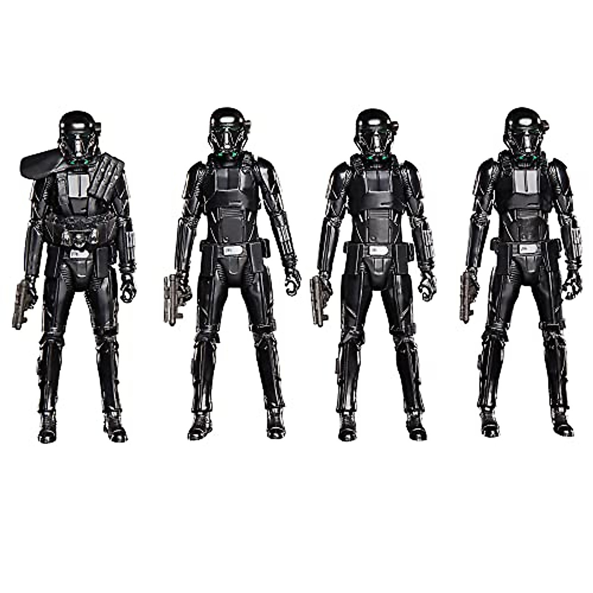 Star Wars, The Vintage Collection Imperial Death Trooper Action 4 Figure Set F5553 by Hasbro Black