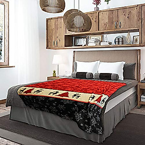 Infinity Republic Christmas Snowflake Super Plush Blanket - 50x60 Soft Throw Blanket - Perfect for Cuddle Season & Holiday Gifts!