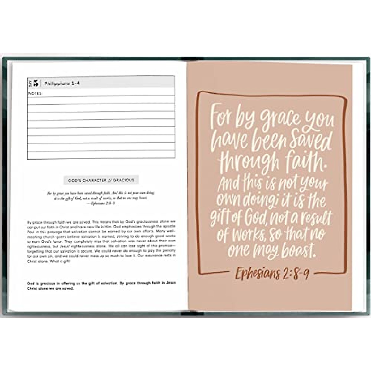 The Bible in a Year: A Guided Bible Study Reading Plan to Read the Bible in 52 Weeks (Premium Hardcover Keepsake Edition)