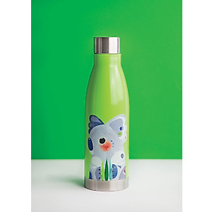 Maxwell & Williams Pete Cromer Insulated Water Bottle, Koala Design, BPA Free Stainless Steel, 500 ml
