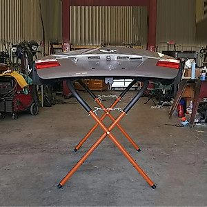 BXGTECH Portable Workbench Folding Work Stand, 1,000 Pound Capacity Foldable Work Table, Heavy-Duty Bumper Stand for Garage and Shop