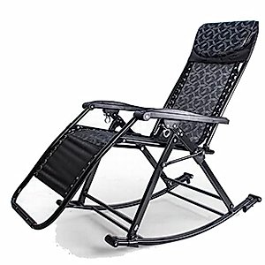 Office Chair Gaming Chair Computer Chair Gifts for Parents Foldable Sun Loungers Outdoor Garden Furniture Office Leisure Deck Chair Beach Lounge Chairs (Color : A)
